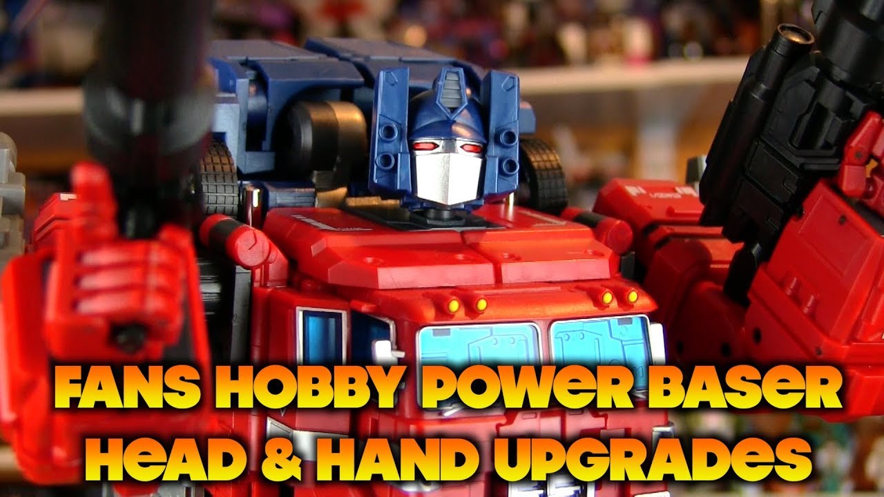 MBA-01 + MBA-02 Head & Hand Upgrades for Fans Hobby MB-06 POWER BASER ...