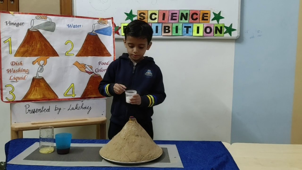 Science Exhibition 2019 Volcanic Eruption - YouTube