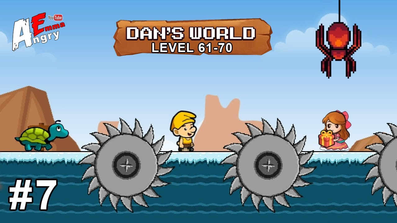 Dan's adventure into the land (Dan's World) - Gameplay #7 Level 61-70 ...