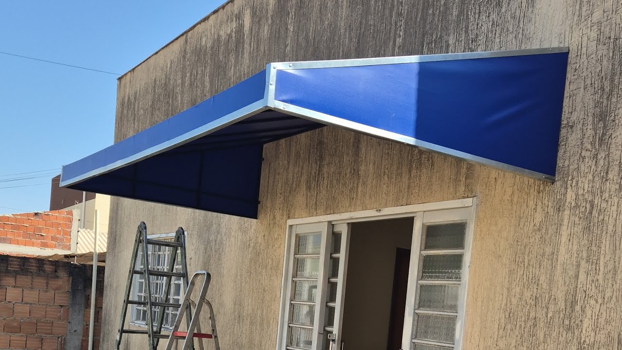 Forma mais simples de estica lona em toldo cobertura - YouTube