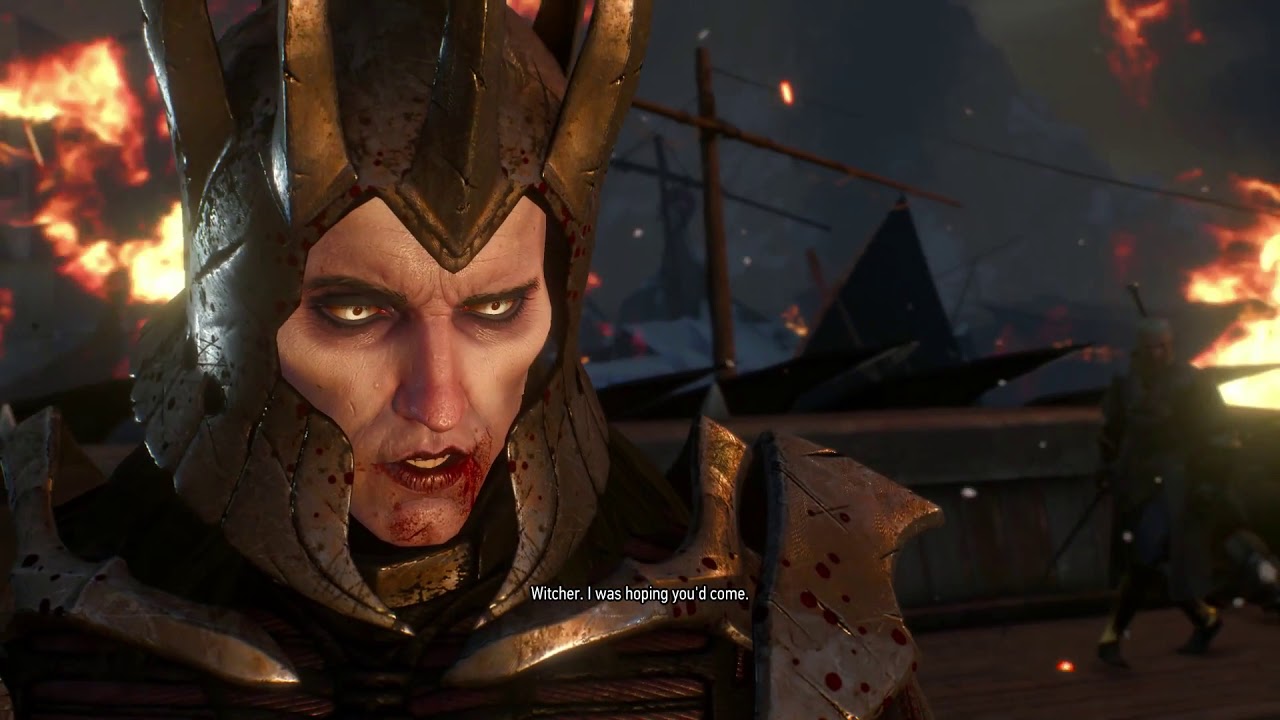 The witcher 3 final mission cutscenes *witcher ending* - YouTube