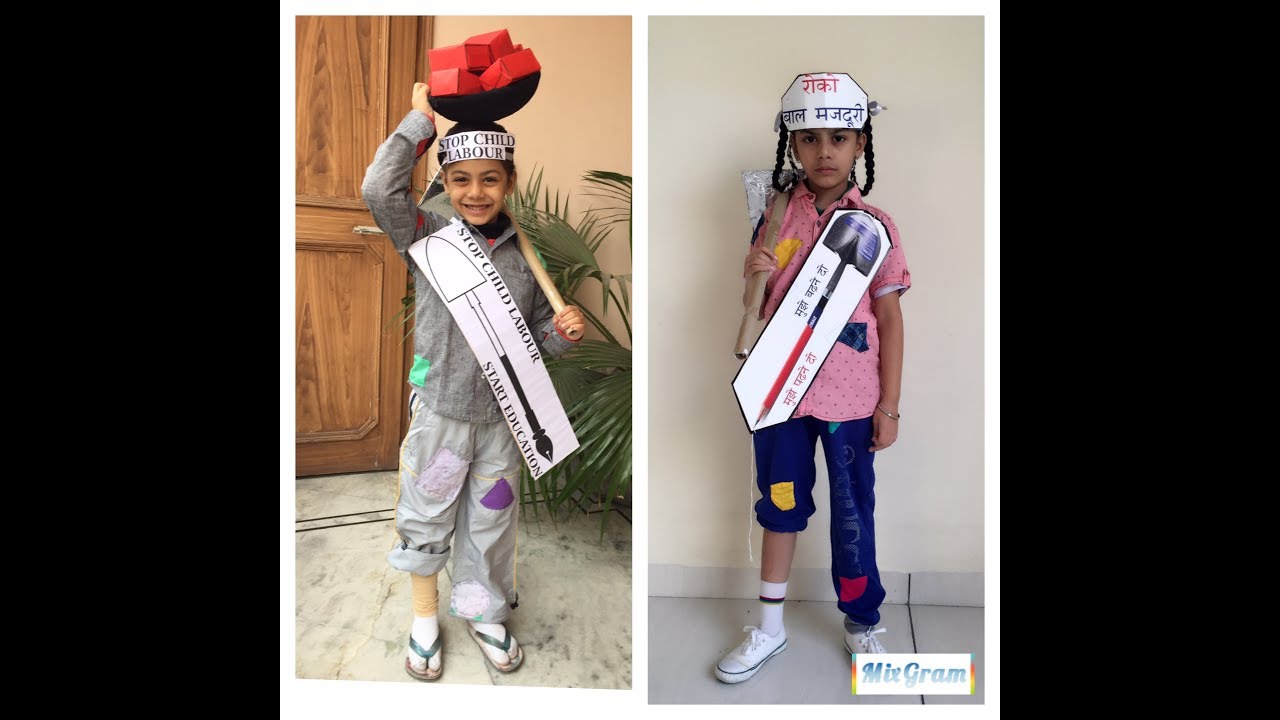 Fancy Dress कविता Poem Rhyme Kavita on बाल मजदूरी | Stop Child Labour ...