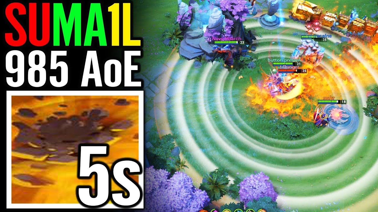 +600 AOE Earth Shock Ursa at 7.07 Imba talent Gameplay by Suma1L Dota 2 ...