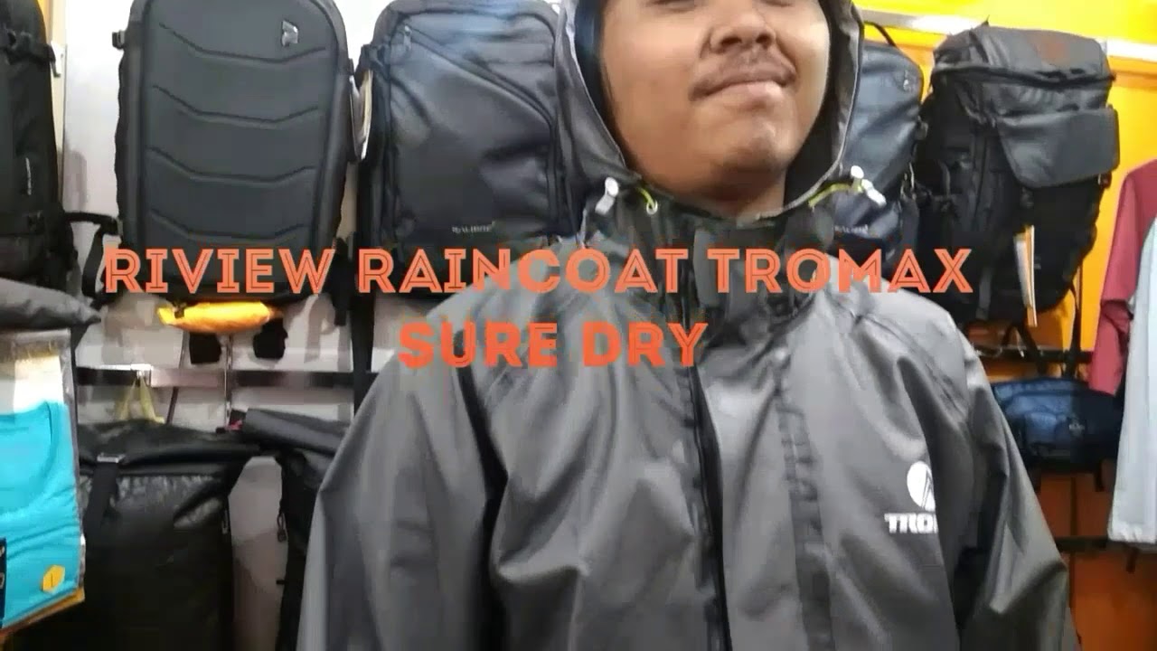 Riview Raincoat Tromax Sure Dry - YouTube