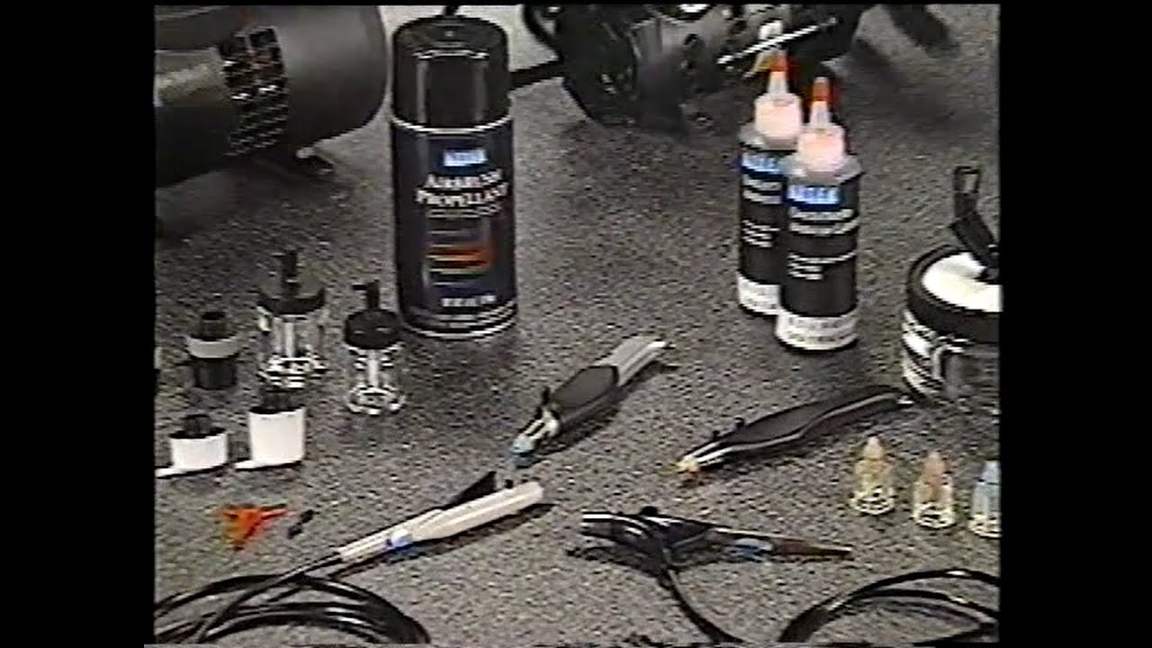 Testor How to use AZTEC A470 air brush "Getting Started AZTEC With the ...