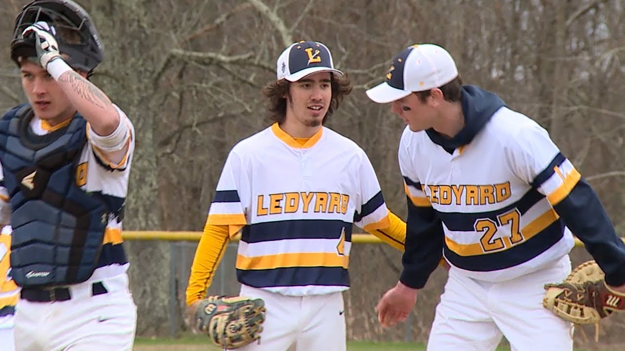 Ledyard sees title hopes in their pitching staff - YouTube