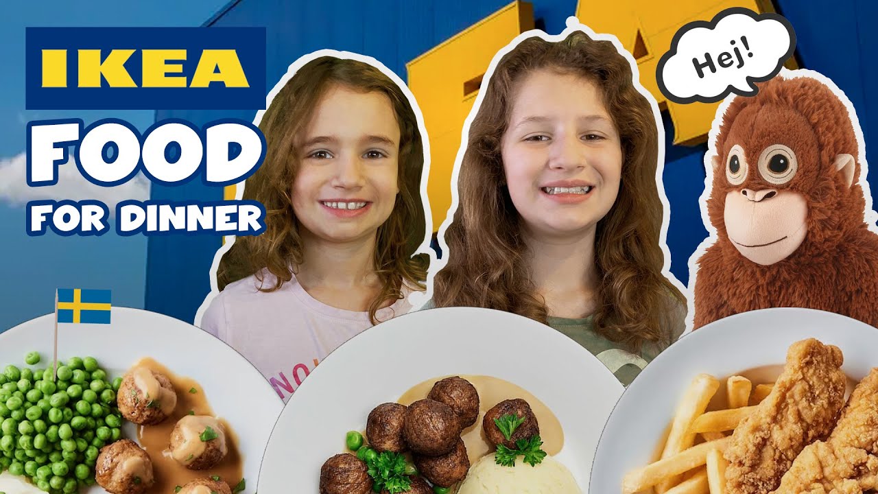 IKEA Dinner Food - We Eat at the IKEA Restaurant #ikea #ikeafood #kids ...
