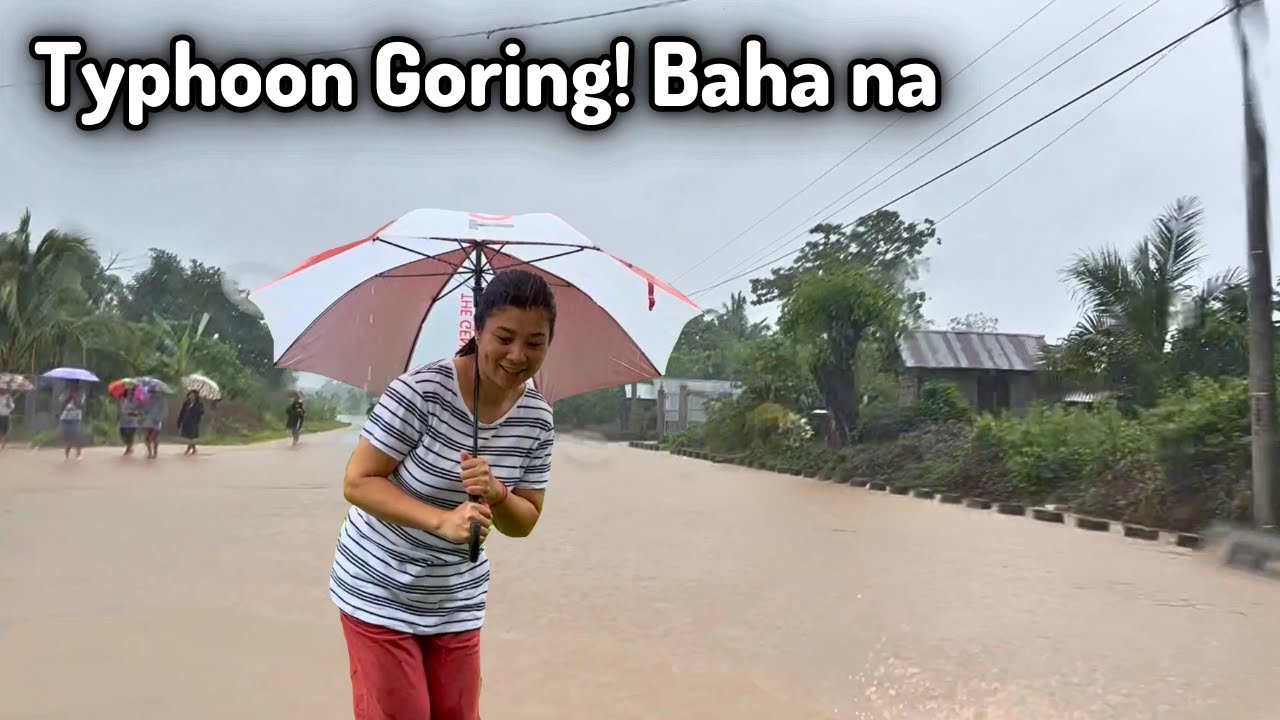 Binisita ang Bukid ni Nanay Baha na agad sa Daan | TYPHOON GORING - YouTube