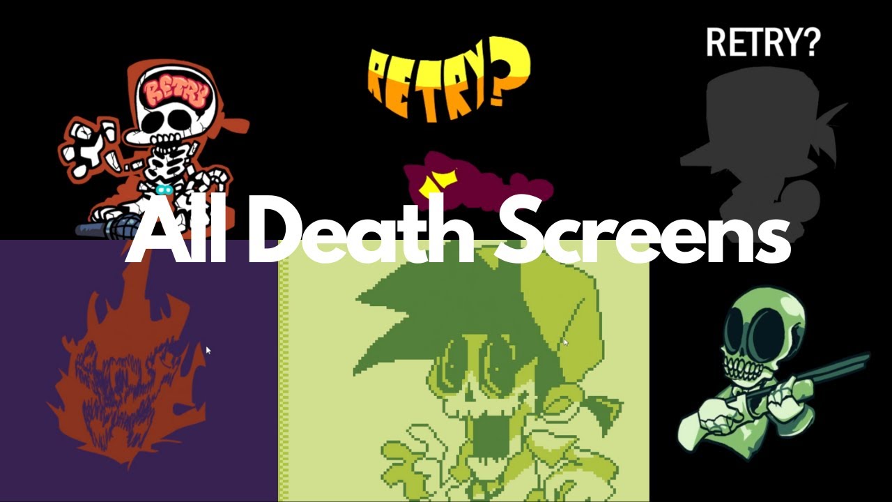 FNF - VS Gorefield V2 - ALL DEATH SCREEN - YouTube