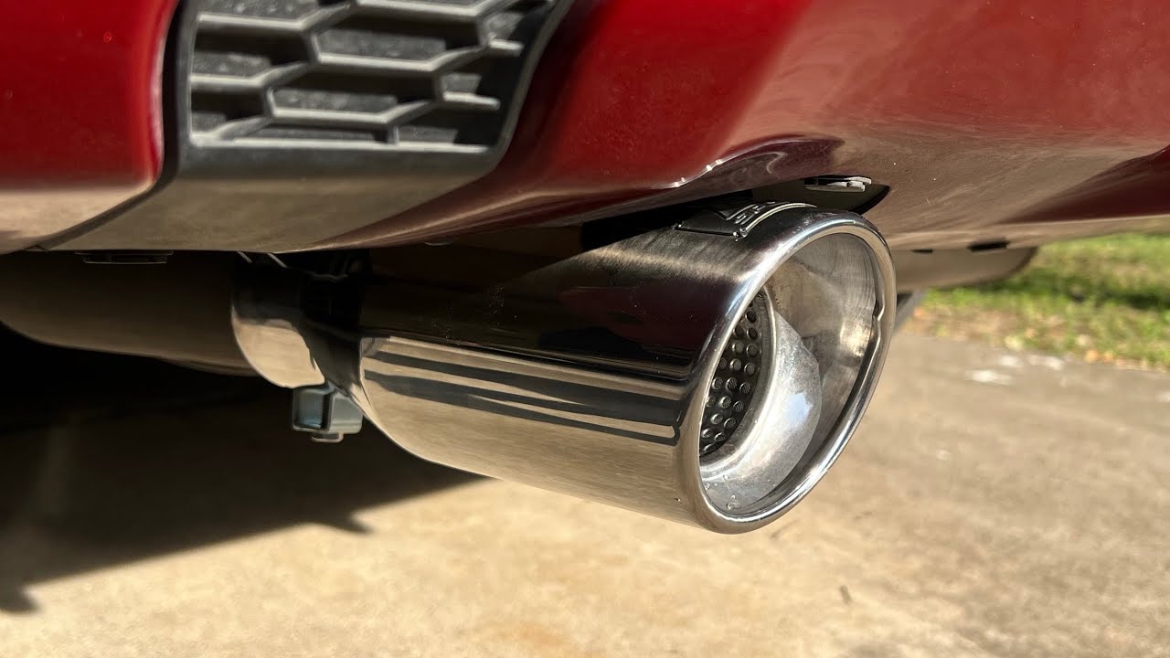 DC Sports EX-1012B performance exhaust tip (Nissan Sentra SV) - YouTube
