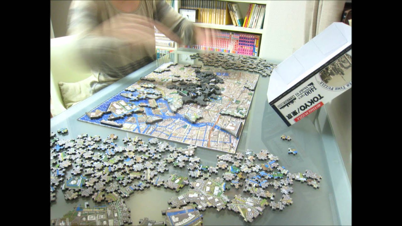 4D CITY SCAPE TIME PUZZLE 再挑戦 - YouTube