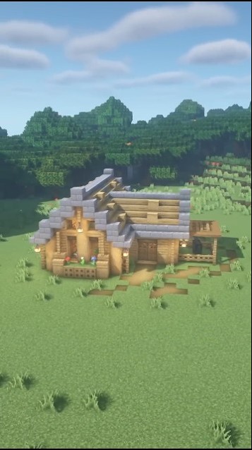 Minecraft Simple Starter Survival House - YouTube