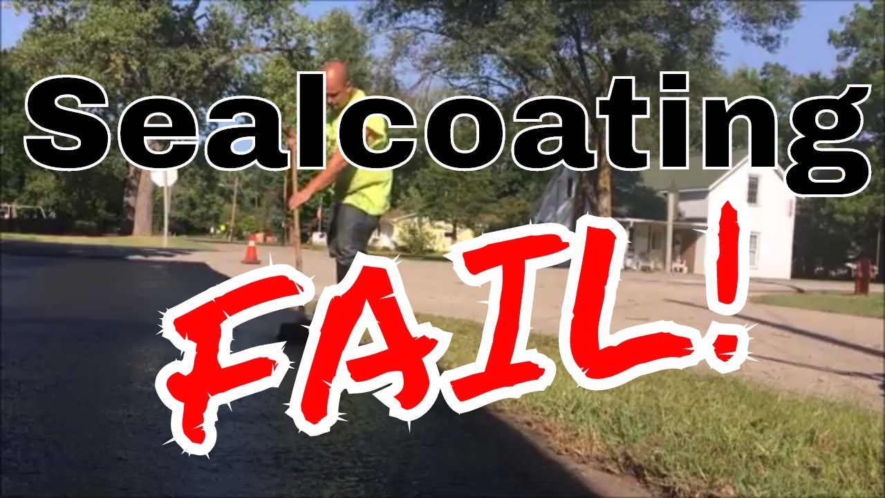 Sealcoating FAIL! - YouTube