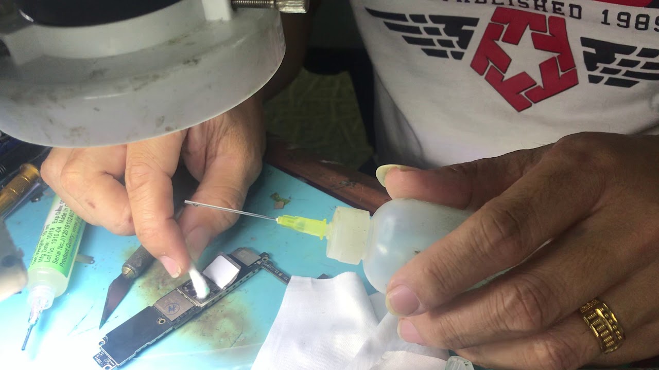 iphone7 fixing audio ic - YouTube