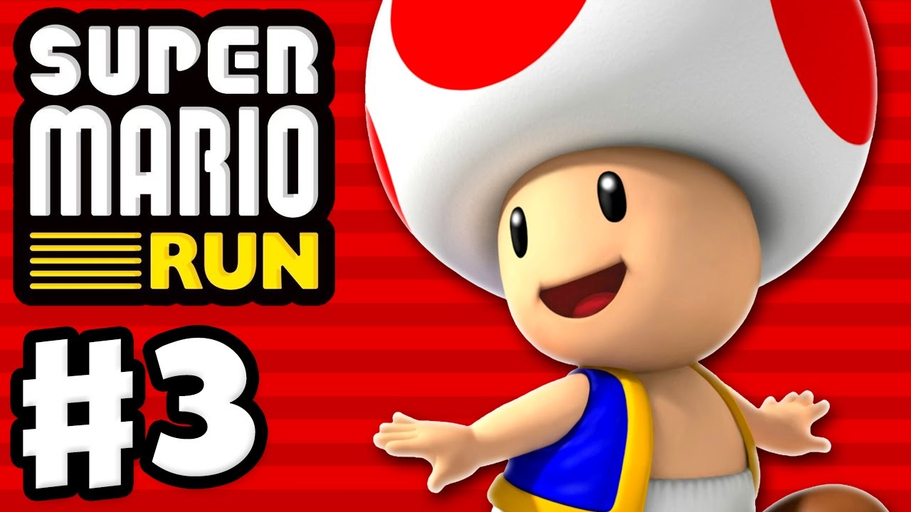 Super Mario Run - Gameplay Walkthrough Part 3 - World 3! All Pink Coins ...