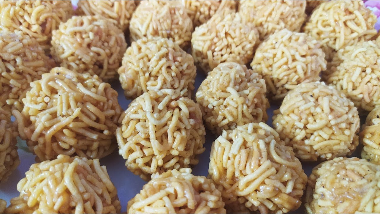 SEV ladoo with jaggery - YouTube