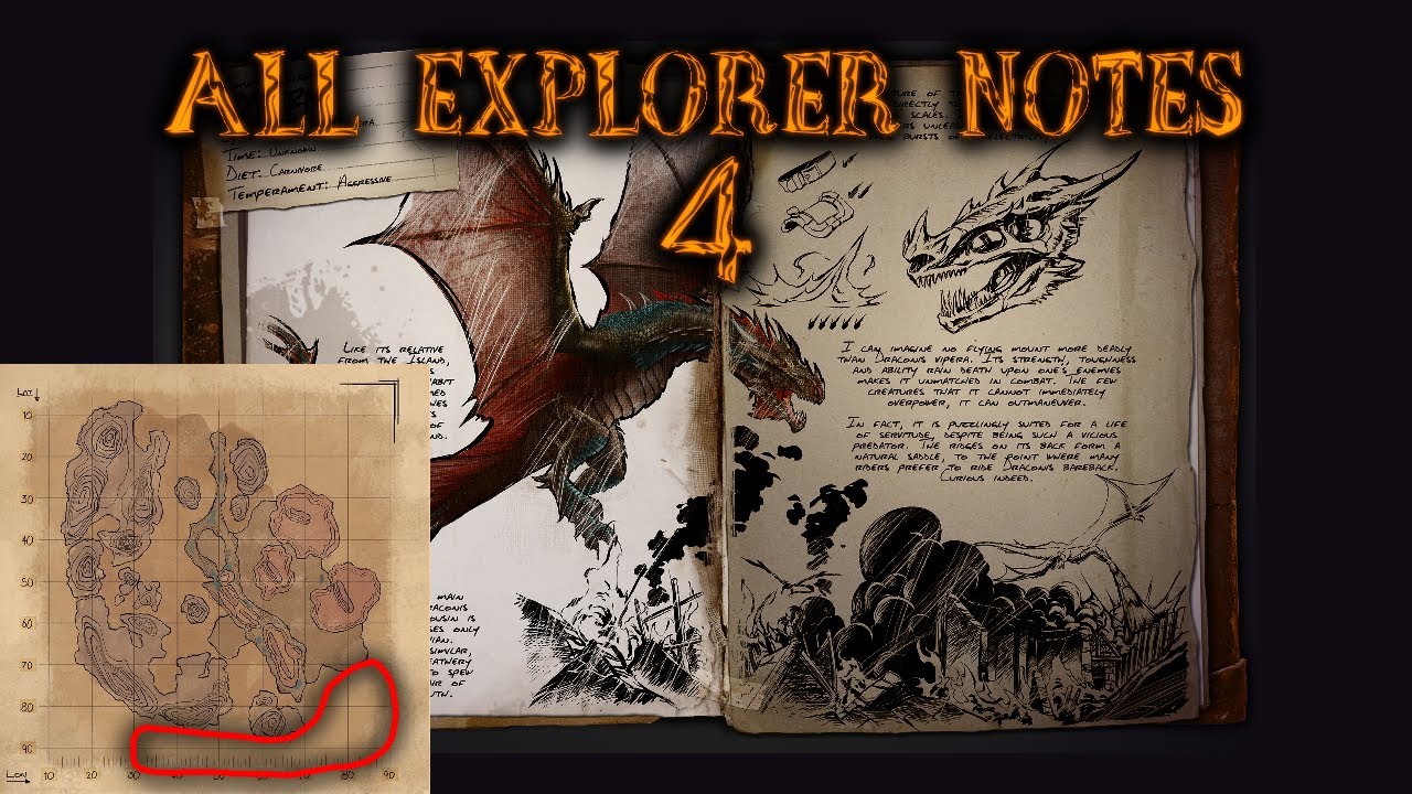 How To Find All Explorer Notes On Scorched Earth! | Ark: Survival ...