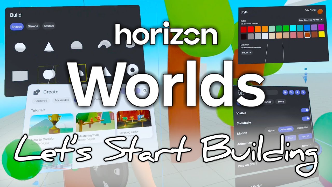 Horizon Worlds: Building 101 - YouTube