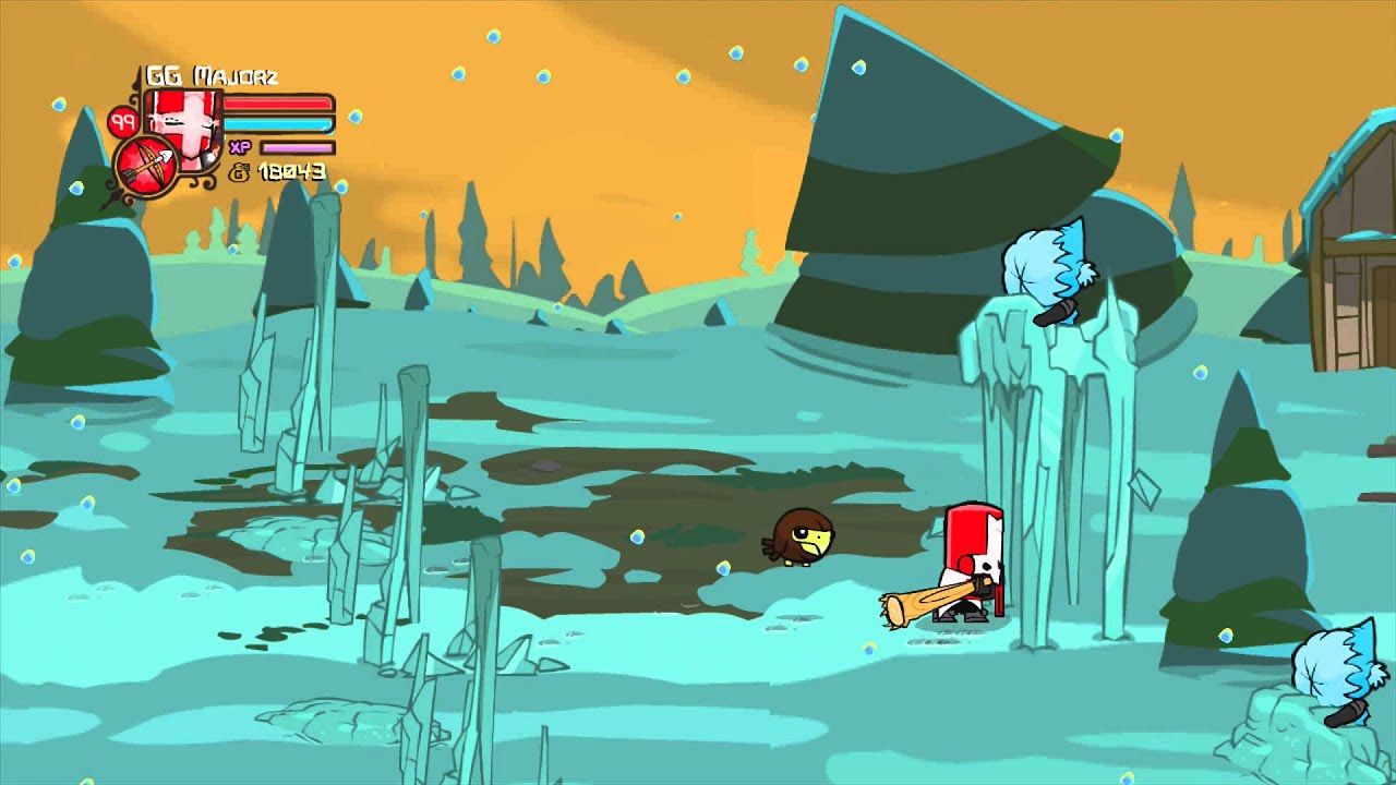 Castle Crashers: Insane Mode (Solo) Snow World - YouTube