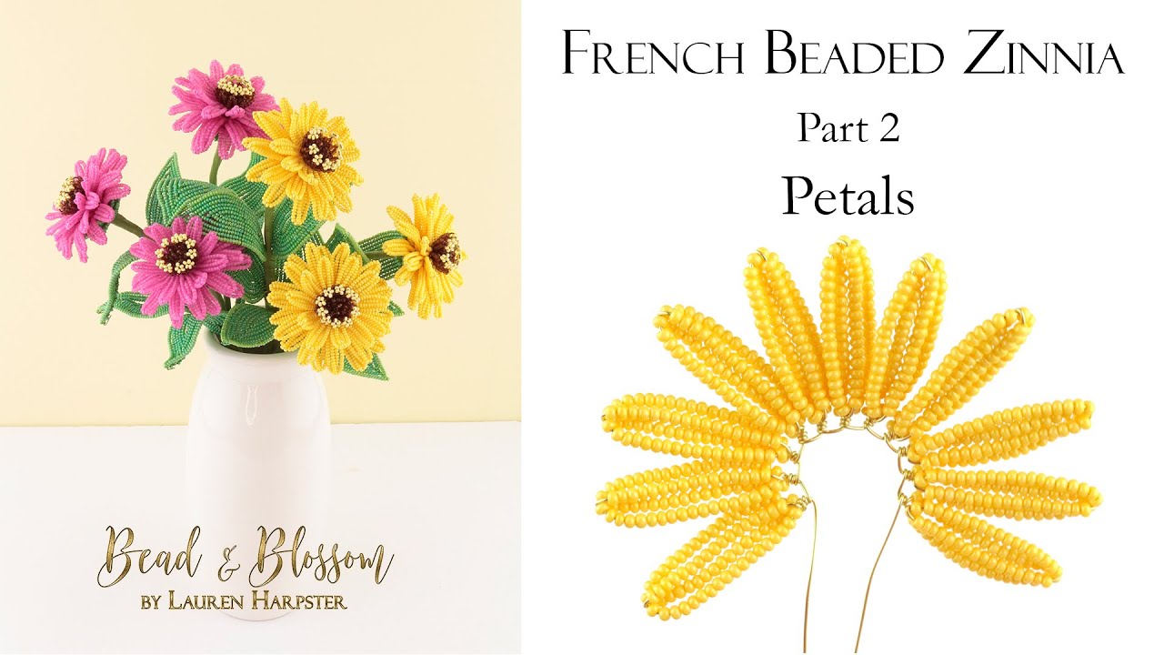 French Flower Beading Technique | Best Flower Site
