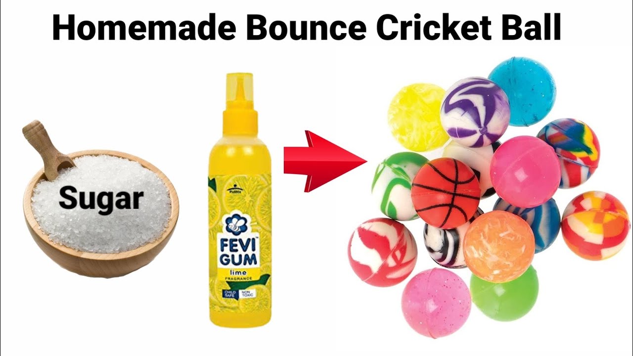 How to make Crazy balls at home/Bouncy ball/homemade crazy ball/diy ...