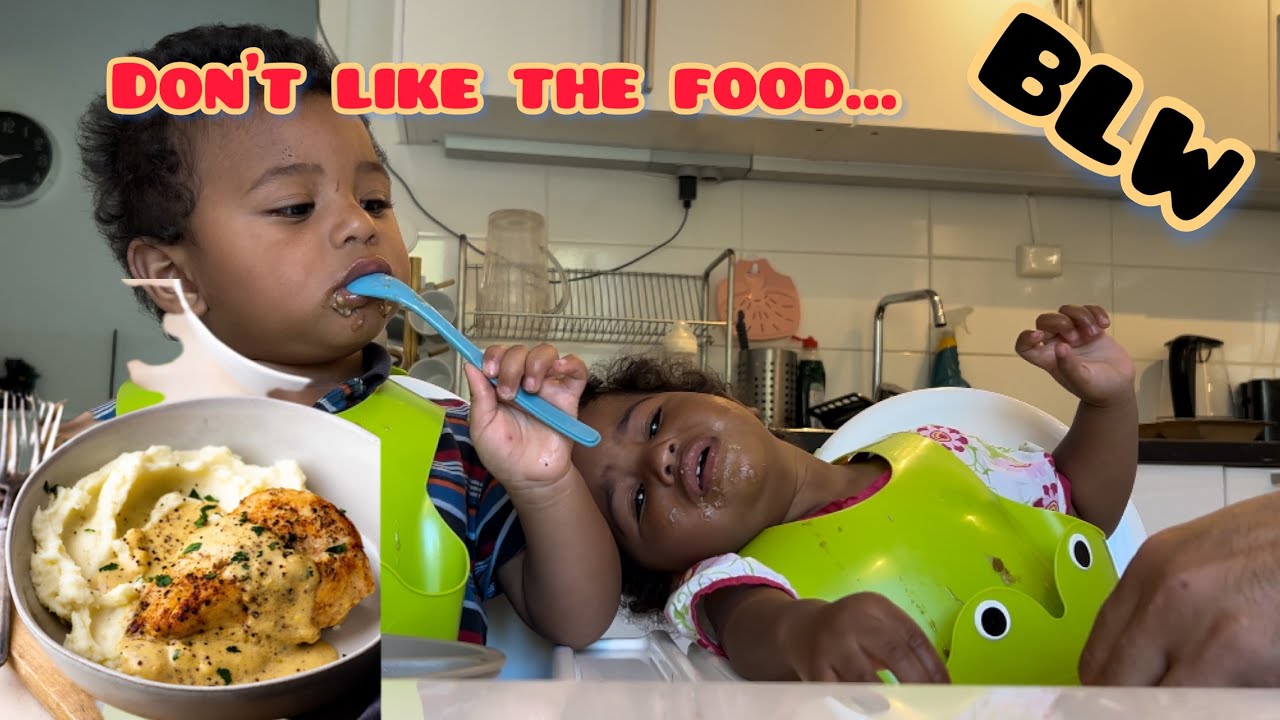 BLW😋The chicken is served with pickled onions 🧅 and mashed potatoes 🥔 ...