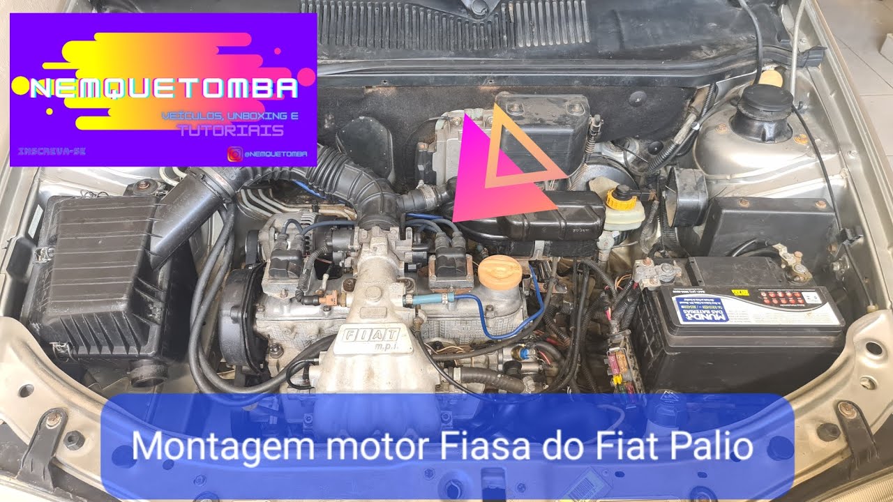 Montagem motor Fiasa do Fiat Palio 1997 - YouTube