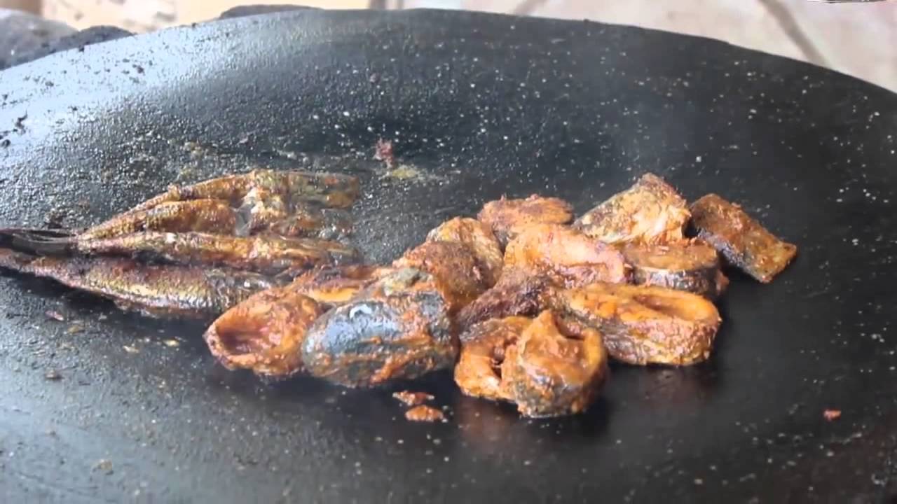 Indian street food 3 fresh fish fry fish stall near krishnagiri dam ...