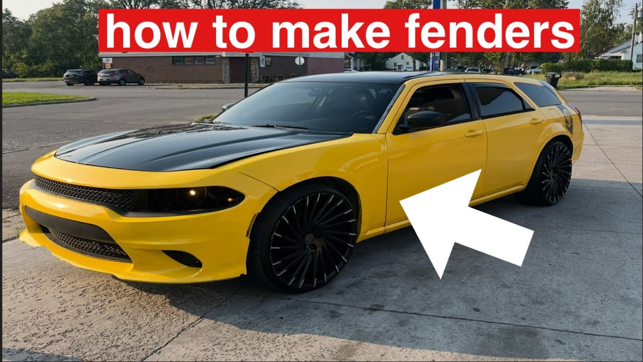 How to make fenders for a magnum/charger front end conversion #car #srt ...