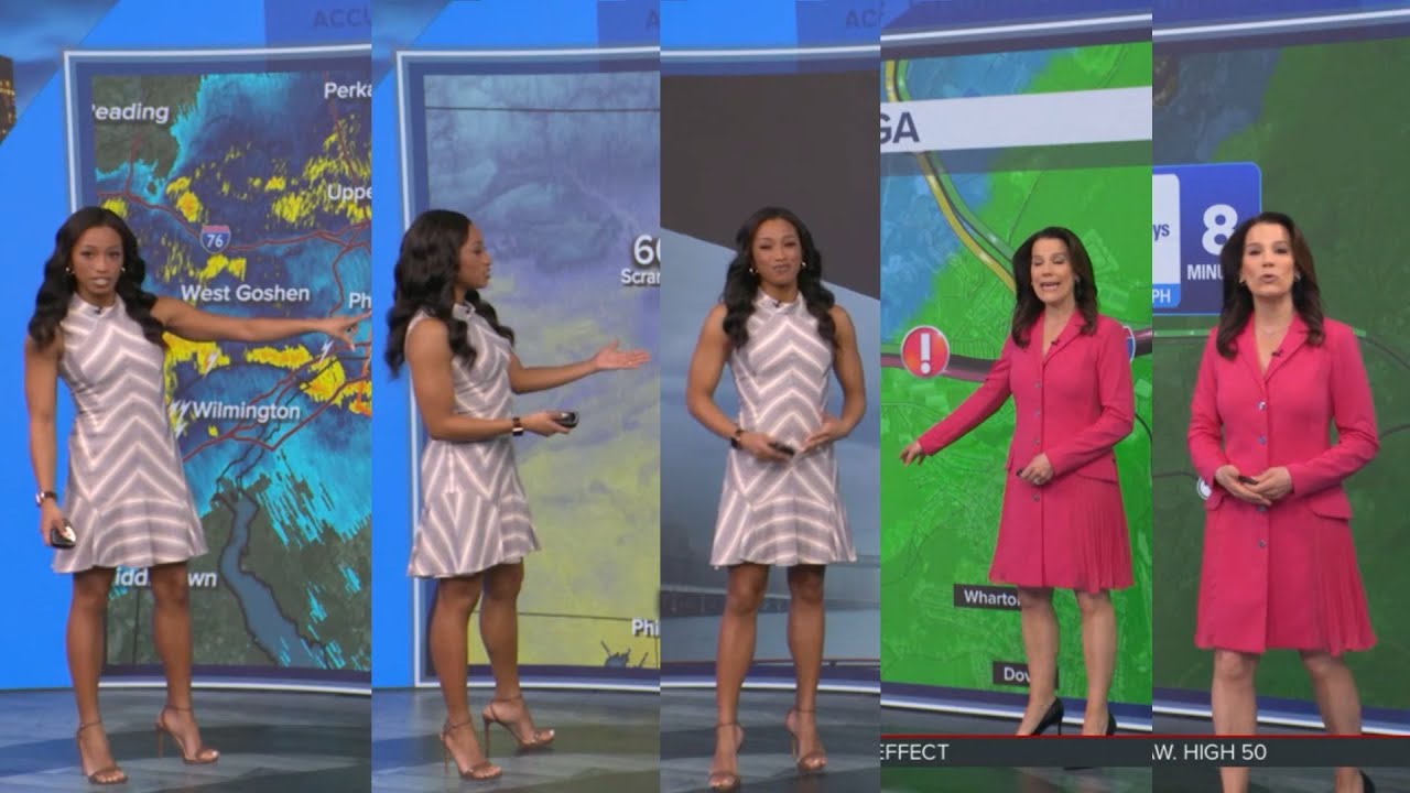 Brittany Bell and Heather O'Rourke for ABC7 News with the Weather ...