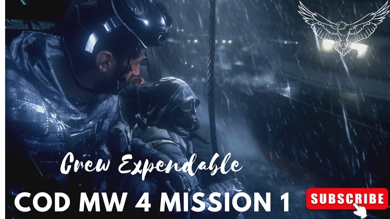 Call of Duty Modern Warfare 4 Mission 1 Gameplay 2023 | Crew expendable | @TechnoGamerzOfficial ...