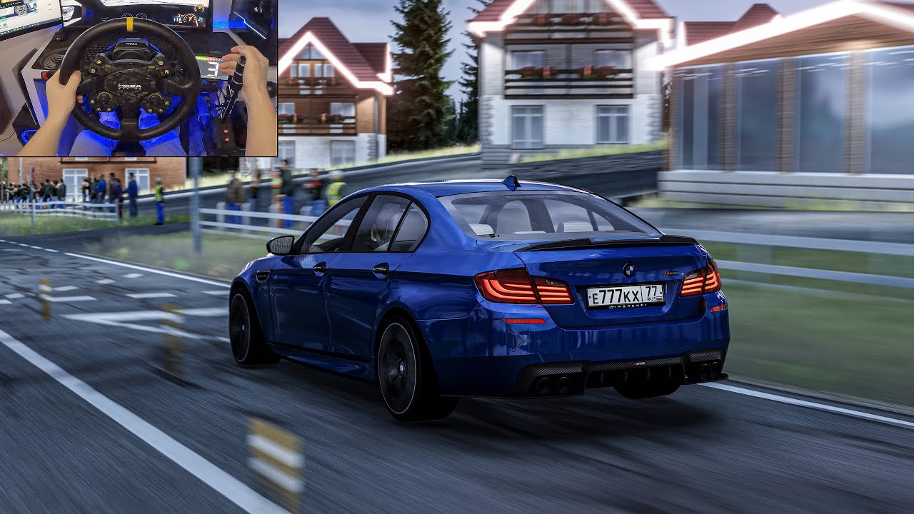 800HP BMW M5 F10 - Assetto Corsa | Moza R16 - YouTube