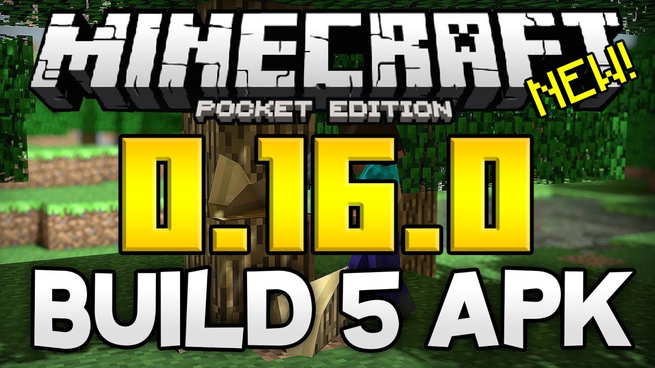 MINECRAFT PE 0.16.0 BUILD 5 APK DESCARGA & REVIEW - YouTube