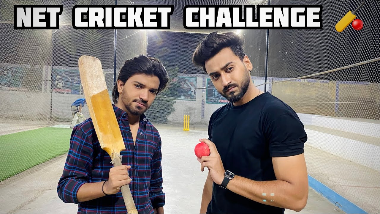 Net cricket challenge | net practicing vlog 🏏 - YouTube
