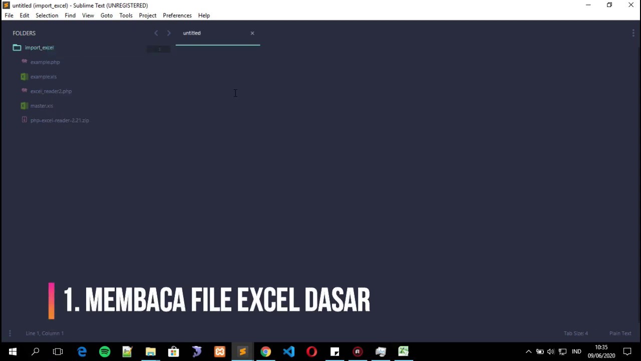 CARA IMPORT DATA EXCEL KE PHP SECARA LENGKAP - YouTube