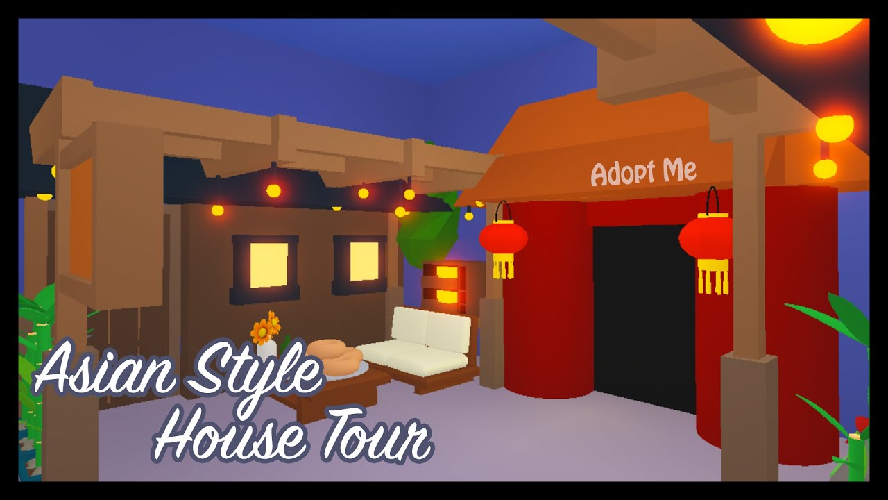 [Adopt Me] Asian Style House Tour - YouTube