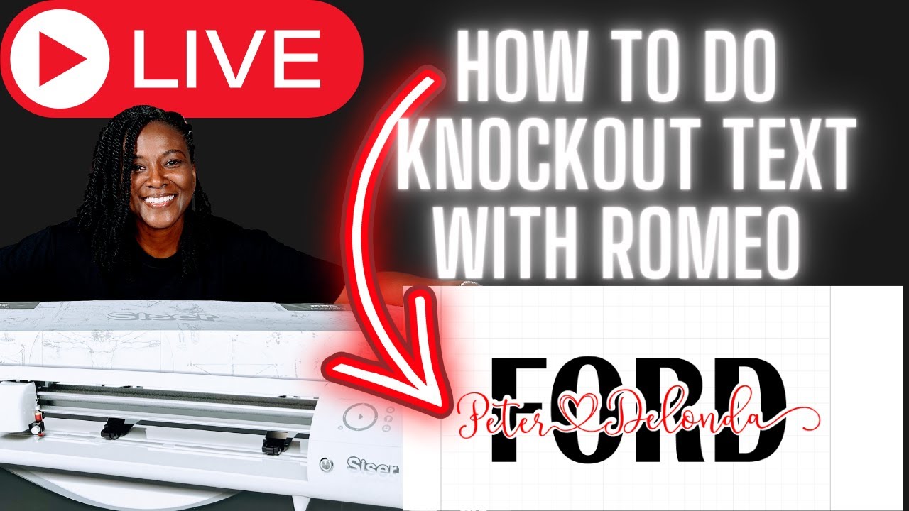 LIVE: Let's learn how to do knockout text just in time for Valentine's ...
