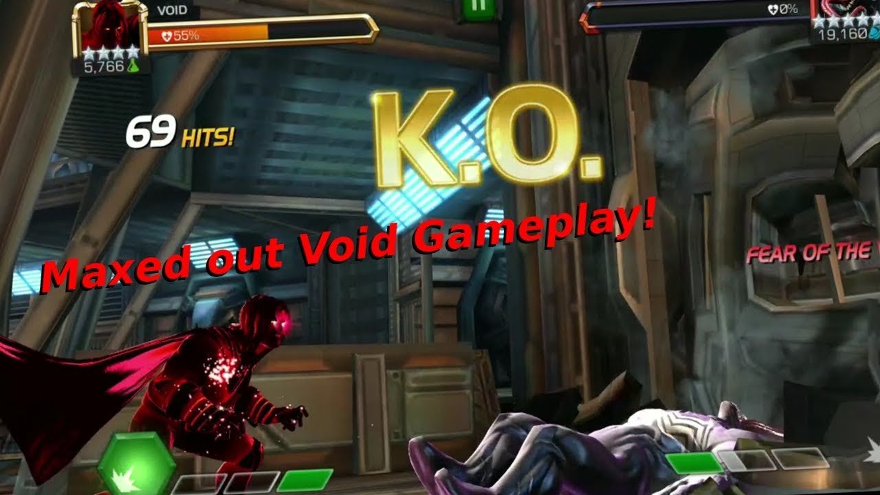 Maxed out 4* Void Gameplay | MCOC - YouTube