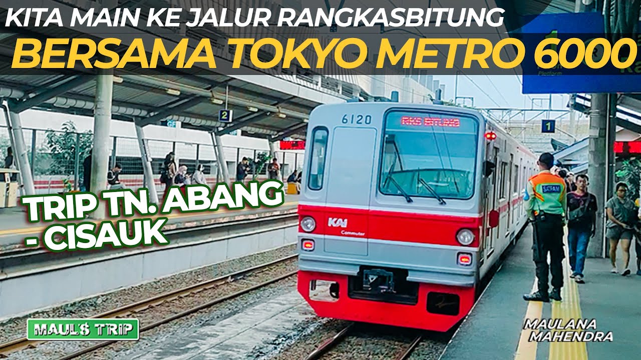 Naik KRL Lin Rangkasbitung Kali Ini Bersama Tokyo Metro 6000 Series! - YouTube