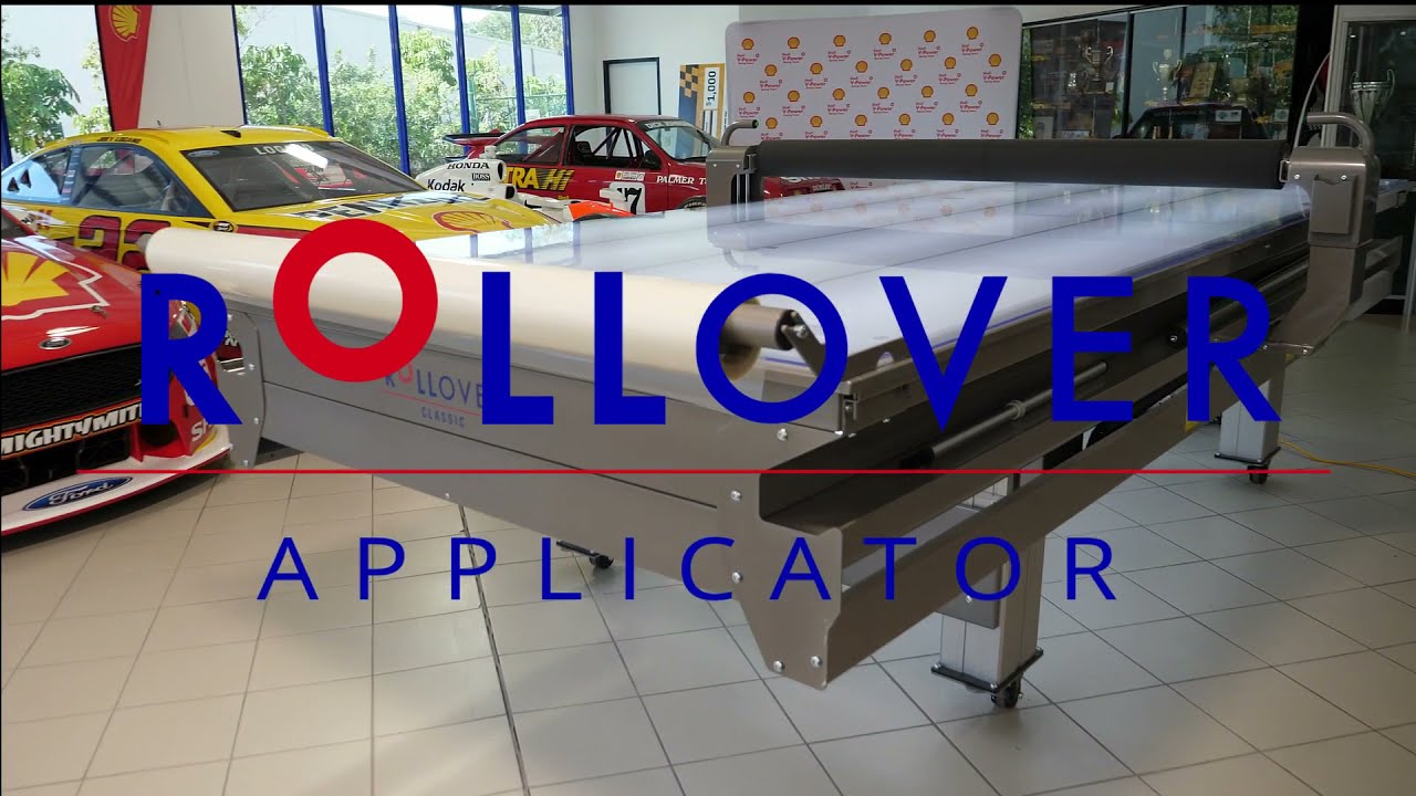 Rollover Classic, Flatbed Applicator - YouTube