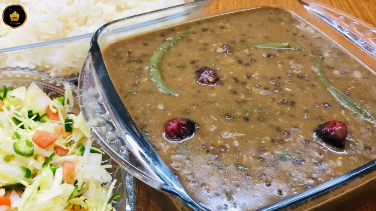 Sabut Mash Dal aur White Lobia Recipe | Daal Recipe | Sabut Mash Daal ...