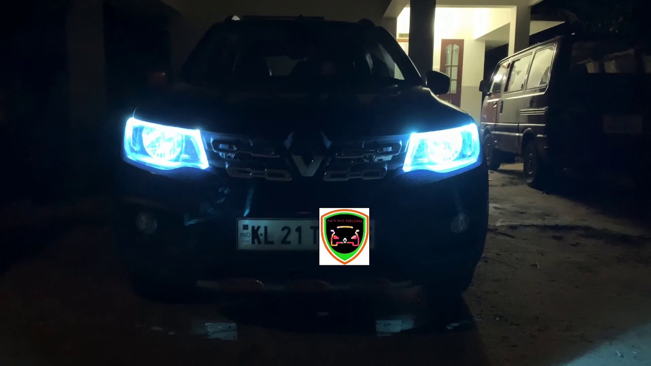 Kwid LED Strip DRL and Indicator Turn Signal - YouTube
