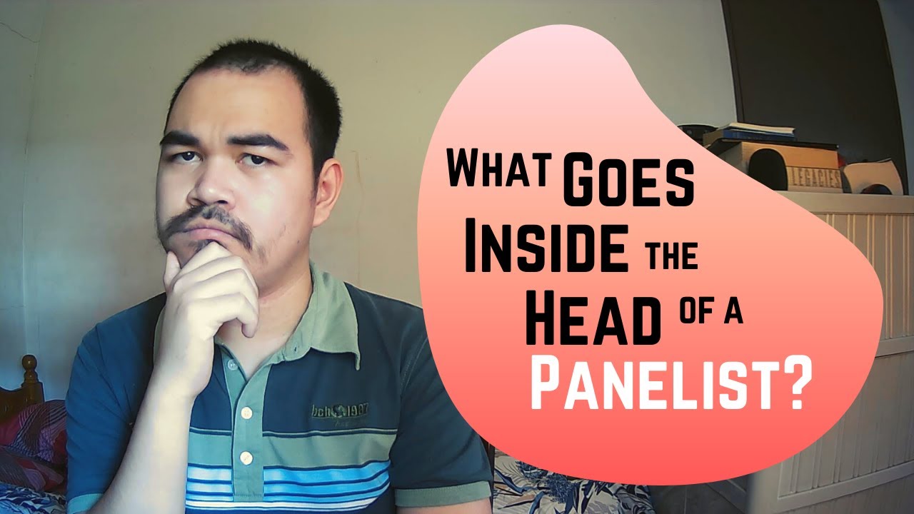 What Goes Inside the Head of a Panelist - YouTube