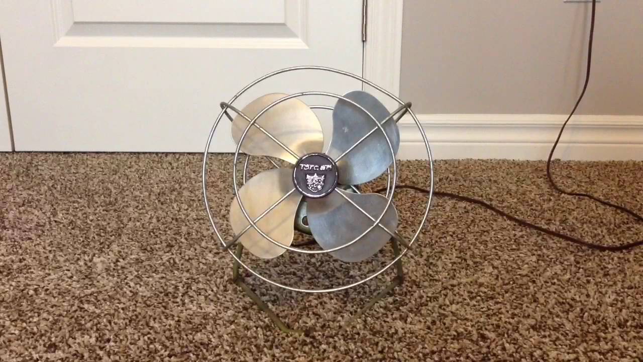 Vintage 1960s Torcan 8" Desk Fan - YouTube