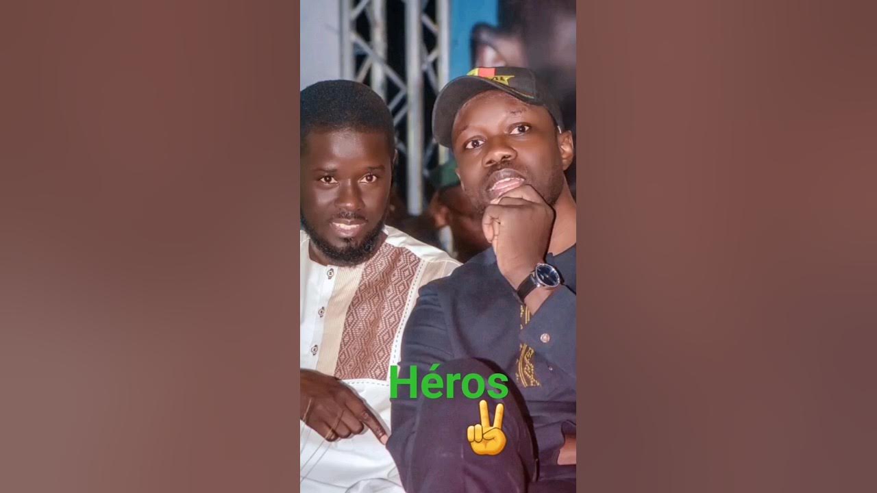 Les Deux HÉros De La République Sénégalaise Ousmane Sonko Et Bassirou