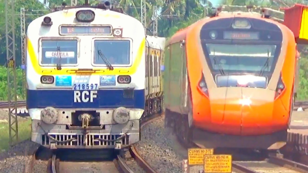 🔥 130 KMPH High Speed Super Fast Express Trains | Gitanjali & Other ...