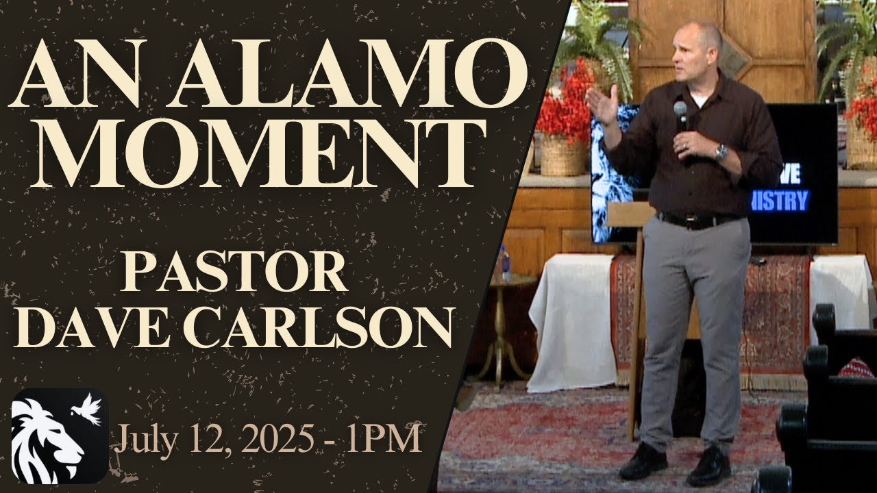 An Alamo Moment - Pastor Dave Carlson at Yesuah's Love Heals - YouTube