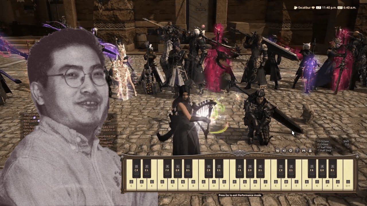 (FFXIV Miura DRK Tribute) BRD playing Guts Theme + Dark Souls Music ...