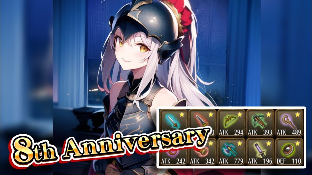 Toram Online ALL NEW 8th Anniv Weapons Appearances and Stats - YouTube