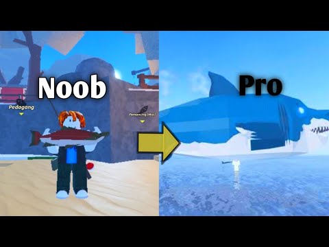 Dari Ikan Kecil Sampai Jadi Ikan Terbesar Noob To Pro Fisch Roblox ...